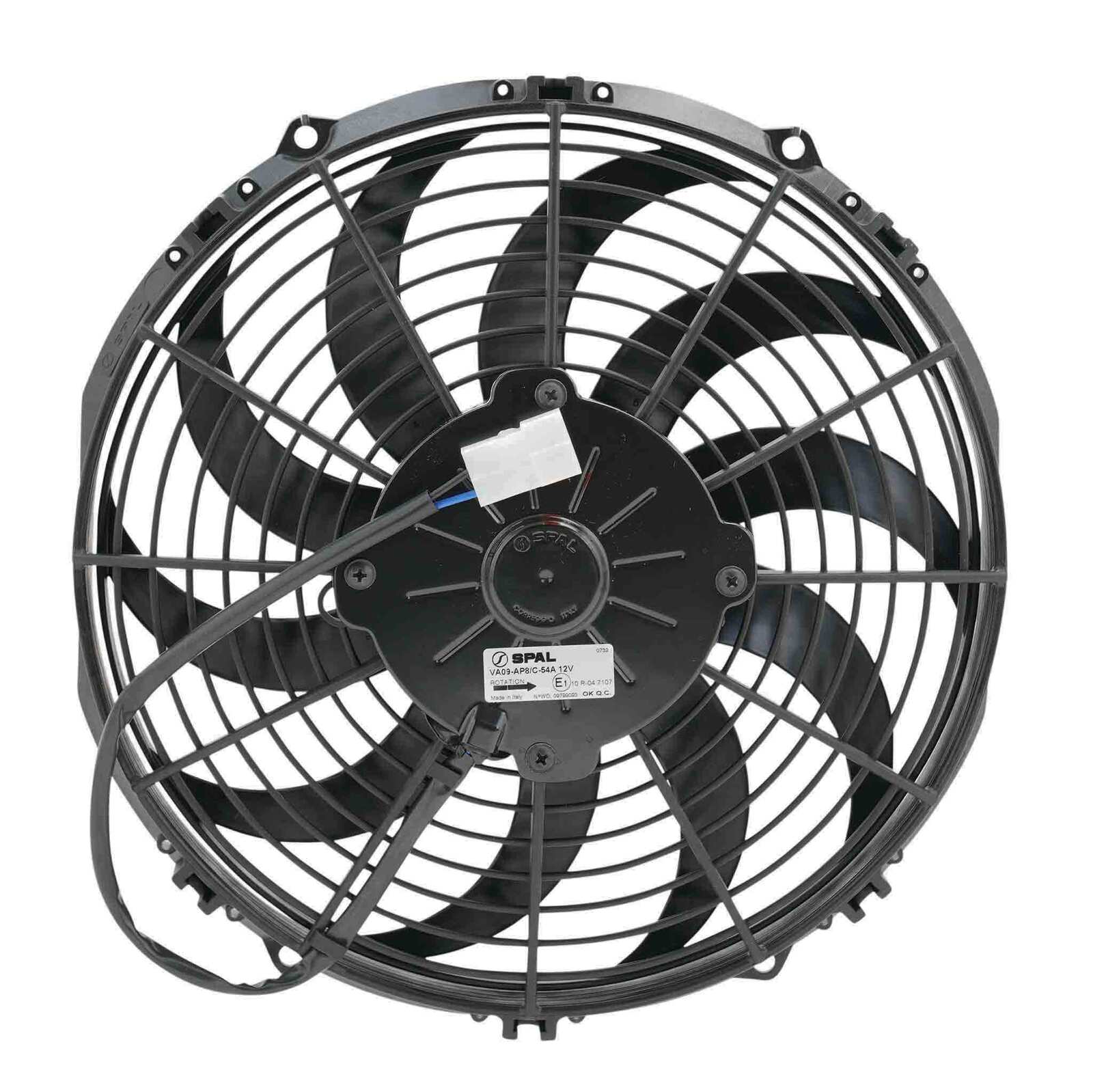 SPAL Universal Fan 11" Fan Skew Blade Pull 12V (779CFM) (52mm Deep ...