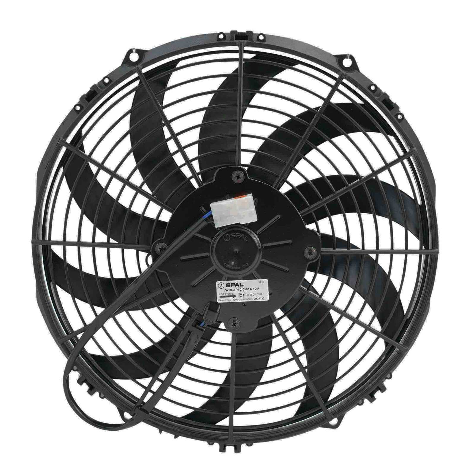 SPAL Universal Fan 12" Fan Skew Blade Pull 12V (909CFM) (52mm Deep ...