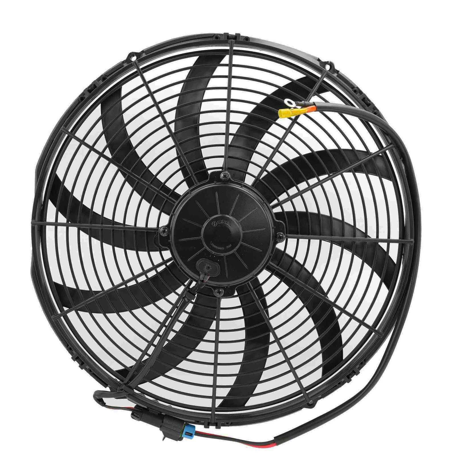 SPAL Universal 16" Fan Skew Blade Pull 12V Extreme Performance (2460CF ...