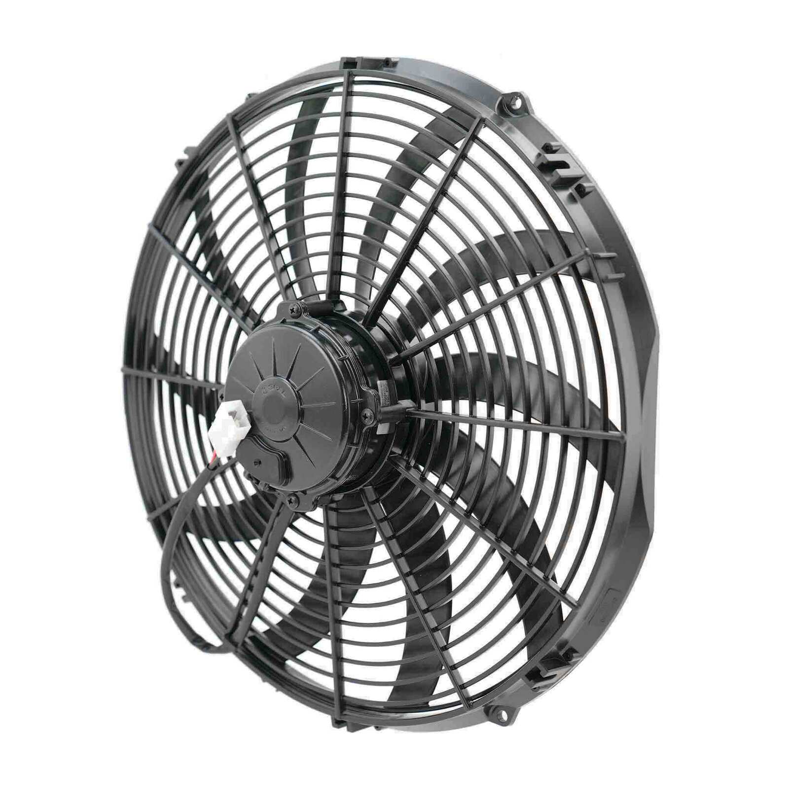 SPAL Universal Fan 16" Fan Skew Blade Pull 12V (2024CFM) (88mm Deep ...